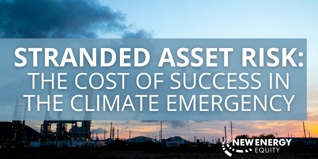 Stranded Asset Risk: The Cost of Success in The Climate Emergency - New Energy Equity